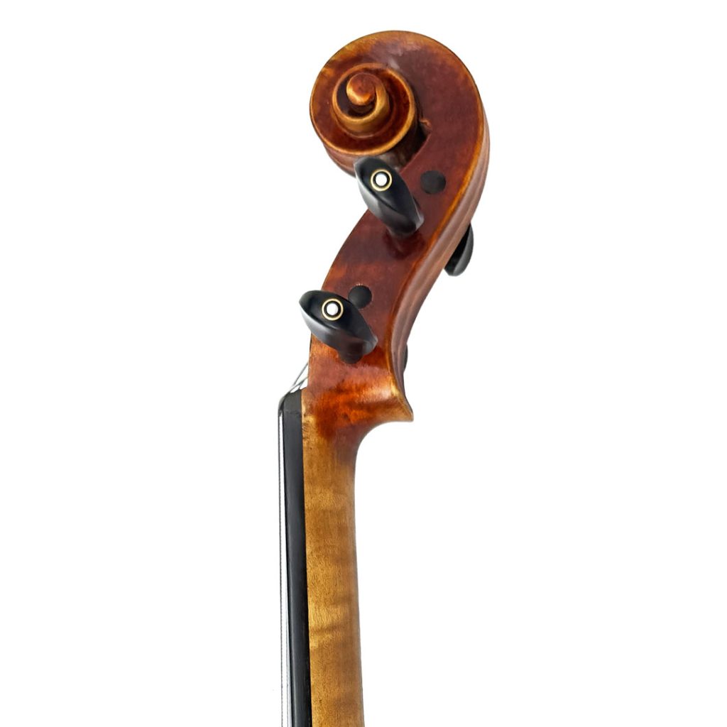 One-piece back Violin - Natural Flamed Varnish -Dark- ATS-wa501 - All things strings